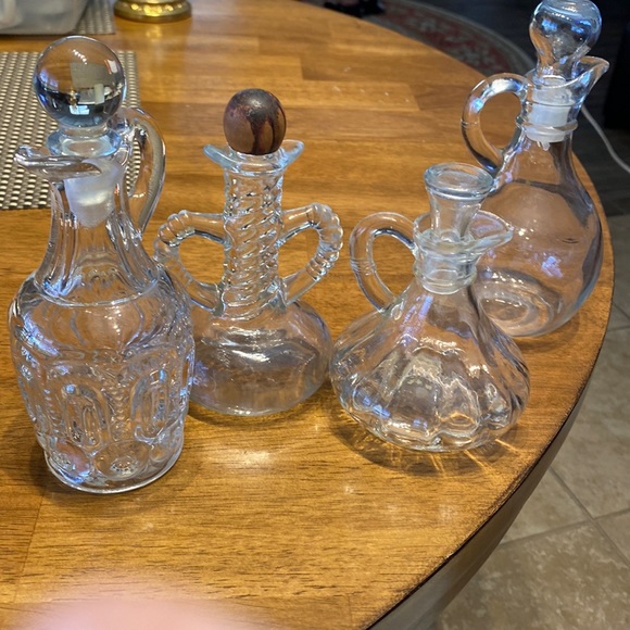 Dining | Cruets 4 Assorted All In Excellent Condition Set If 4 | Poshmark